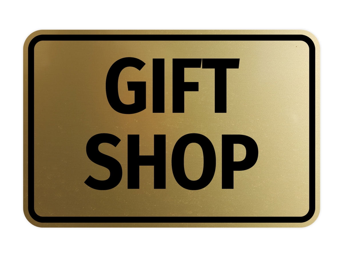 Signs ByLITA Classic Framed Gift Shop Door or Wall Sign Easy ...