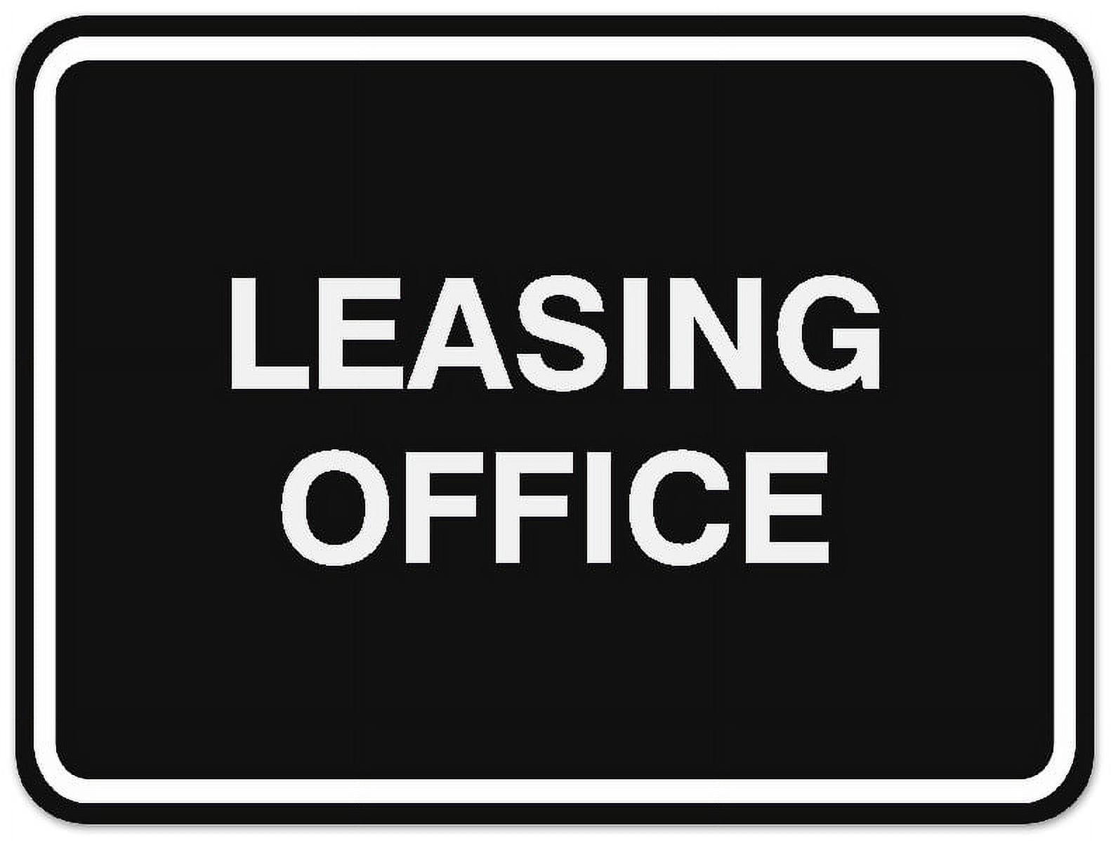 Signs ByLITA Classic Framed Leasing Office Sign - Easy Installation ...