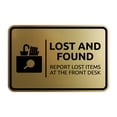 Signs ByLITA Classic Framed Lost and Found Report Lost Items at the ...