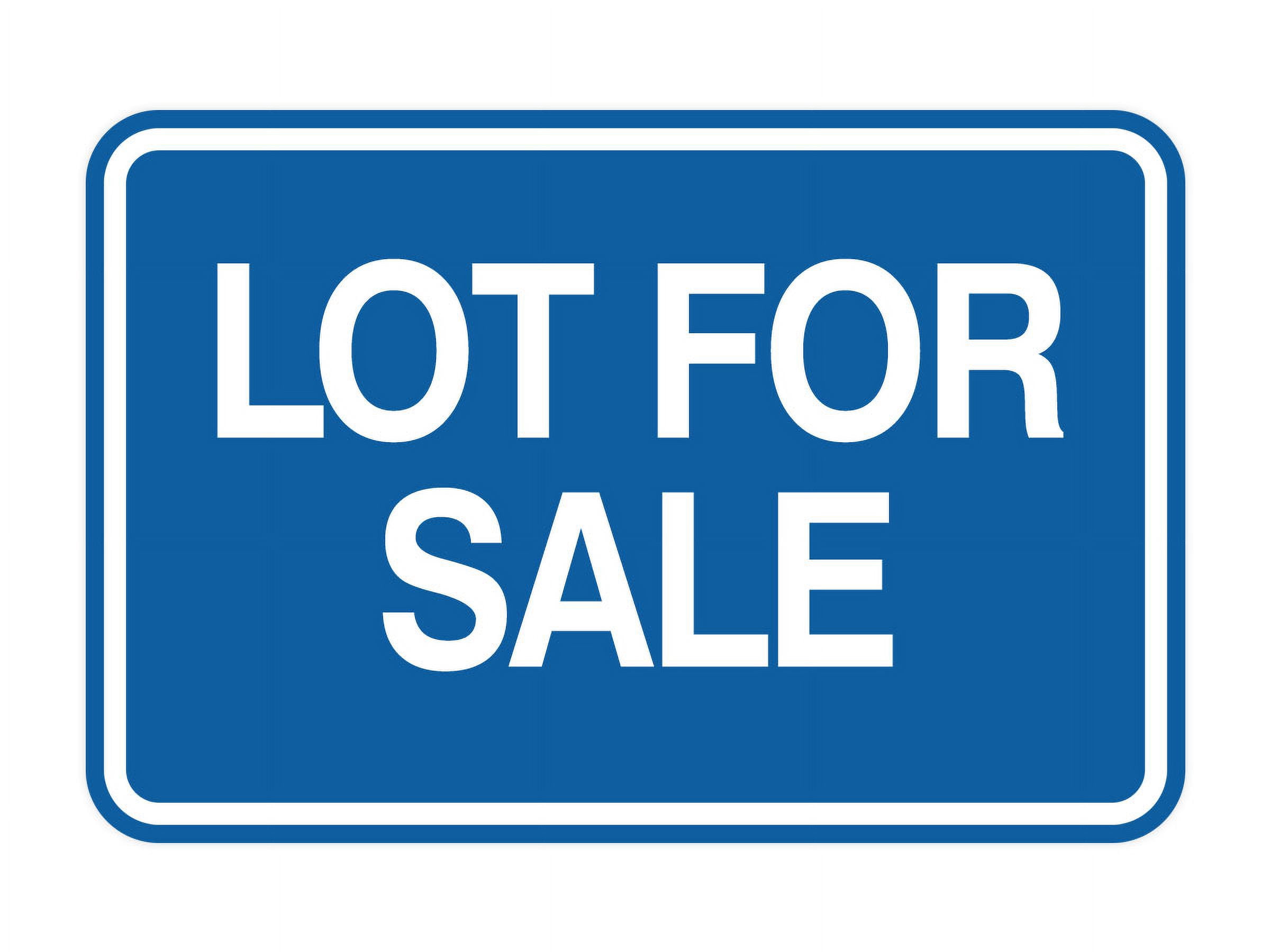 Signs ByLITA Classic Framed Lot For Sale Door or Wall Sign Easy ...