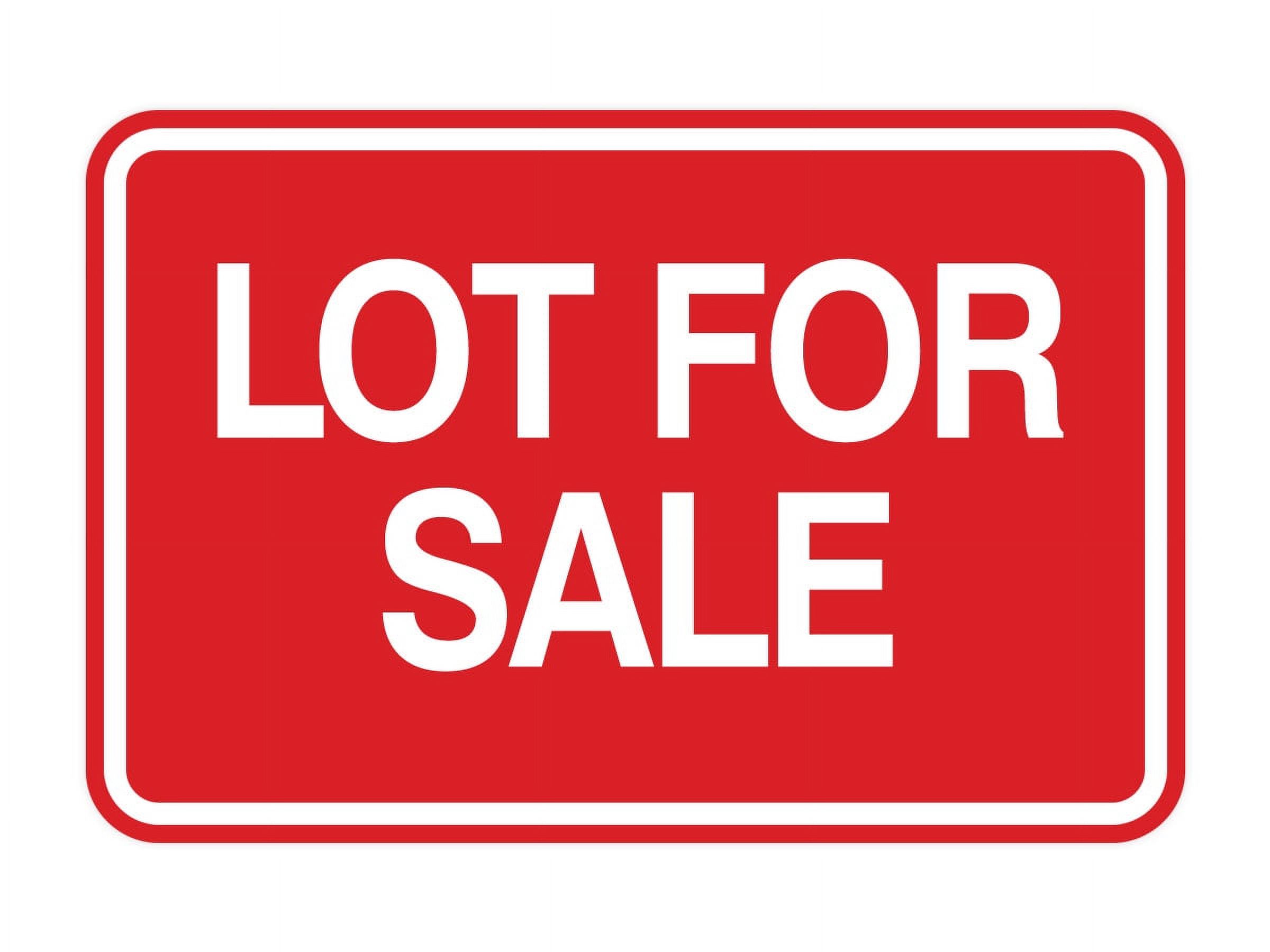 Signs ByLITA Classic Framed Lot For Sale Door or Wall Sign Easy ...