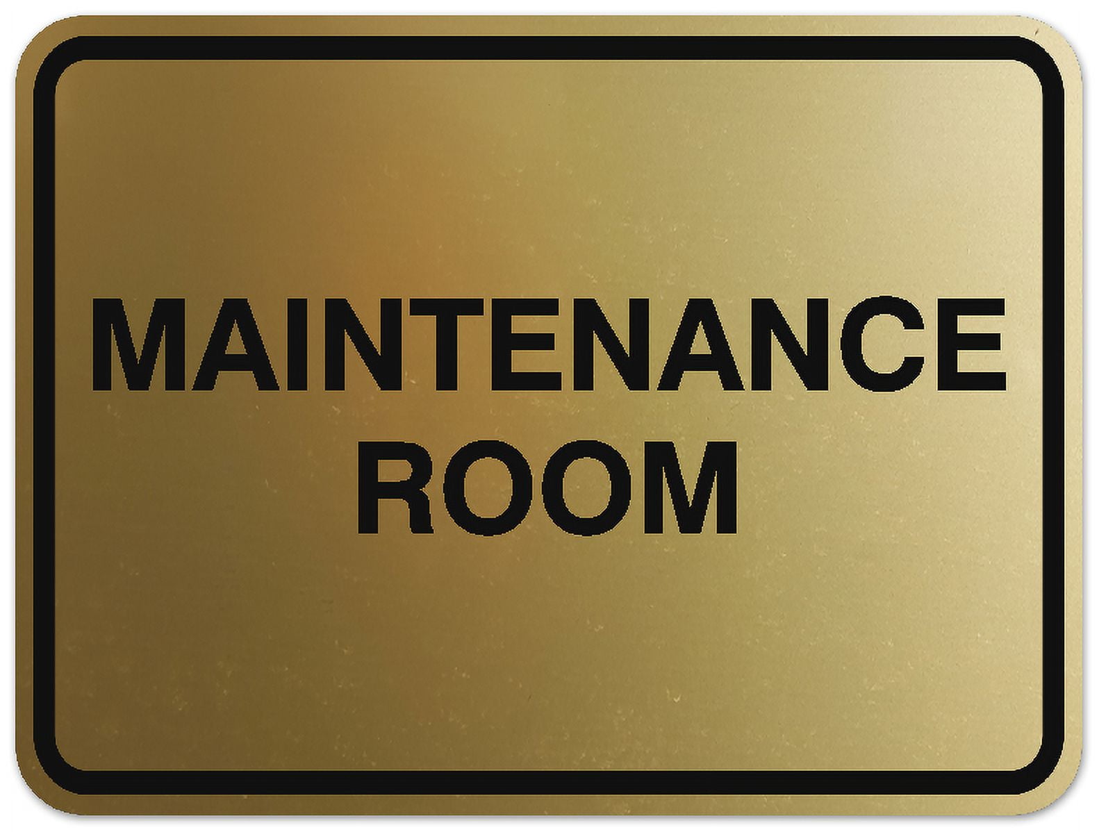 Signs ByLITA Classic Framed Maintenance Room Sign - Easy Installation ...