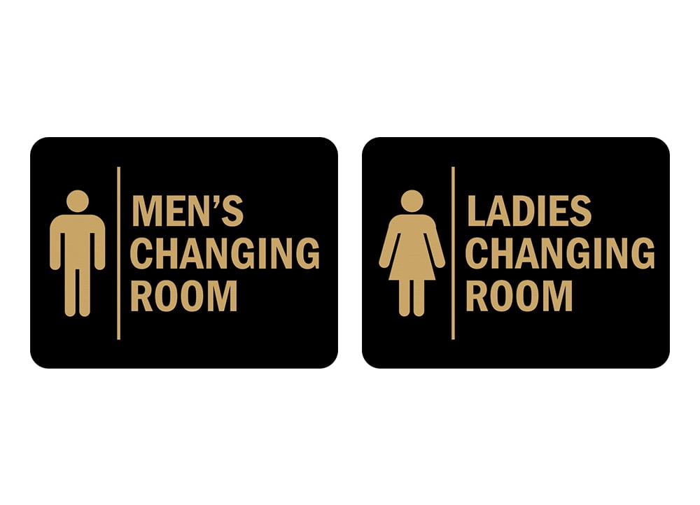 Signs ByLITA Classic Framed Men's Changing Room and Ladies Changing ...