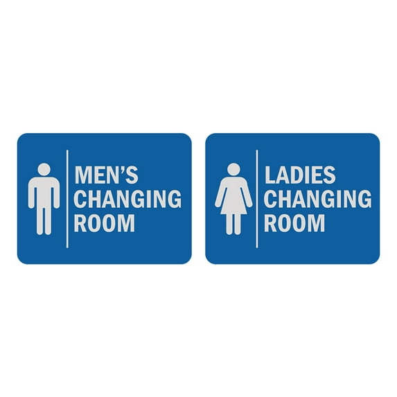 Signs ByLITA Classic Framed Men's Changing Room and Ladies Changing ...