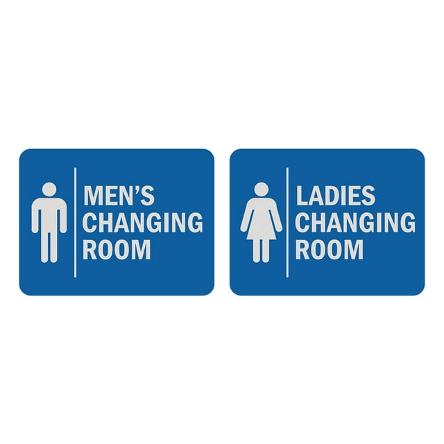 Signs ByLITA Classic Framed Men's Changing Room and Ladies Changing ...