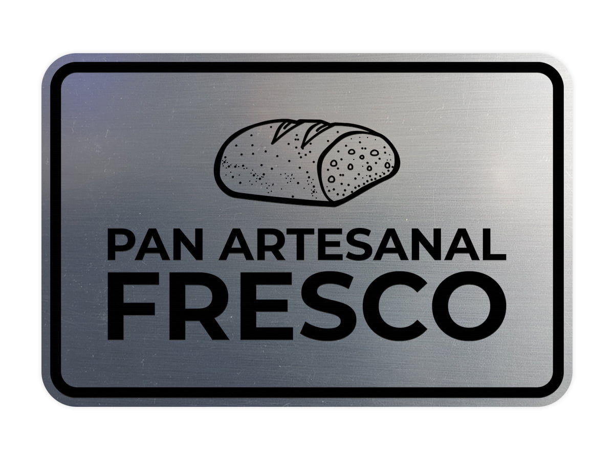 Signs ByLITA Classic Framed Pan Artesanal Fresco Door or Wall Sign ...