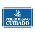 Signs ByLITA Classic Framed Perro Bravo Cuidado Graphic Spanish ...