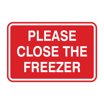 Signs ByLITA Classic Framed, Keep fridge door closed Sign (Black ...