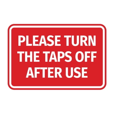 Classic Framed Please Use Other Door Right Arrow Sign (Red) - Small ...