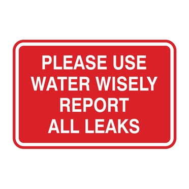 Classic Framed Please Use Other Door Right Arrow Sign (Red) - Small ...