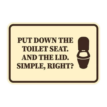 Victorian Please Do Not Flush Anything Except Toilet Paper (Roll) Sign ...