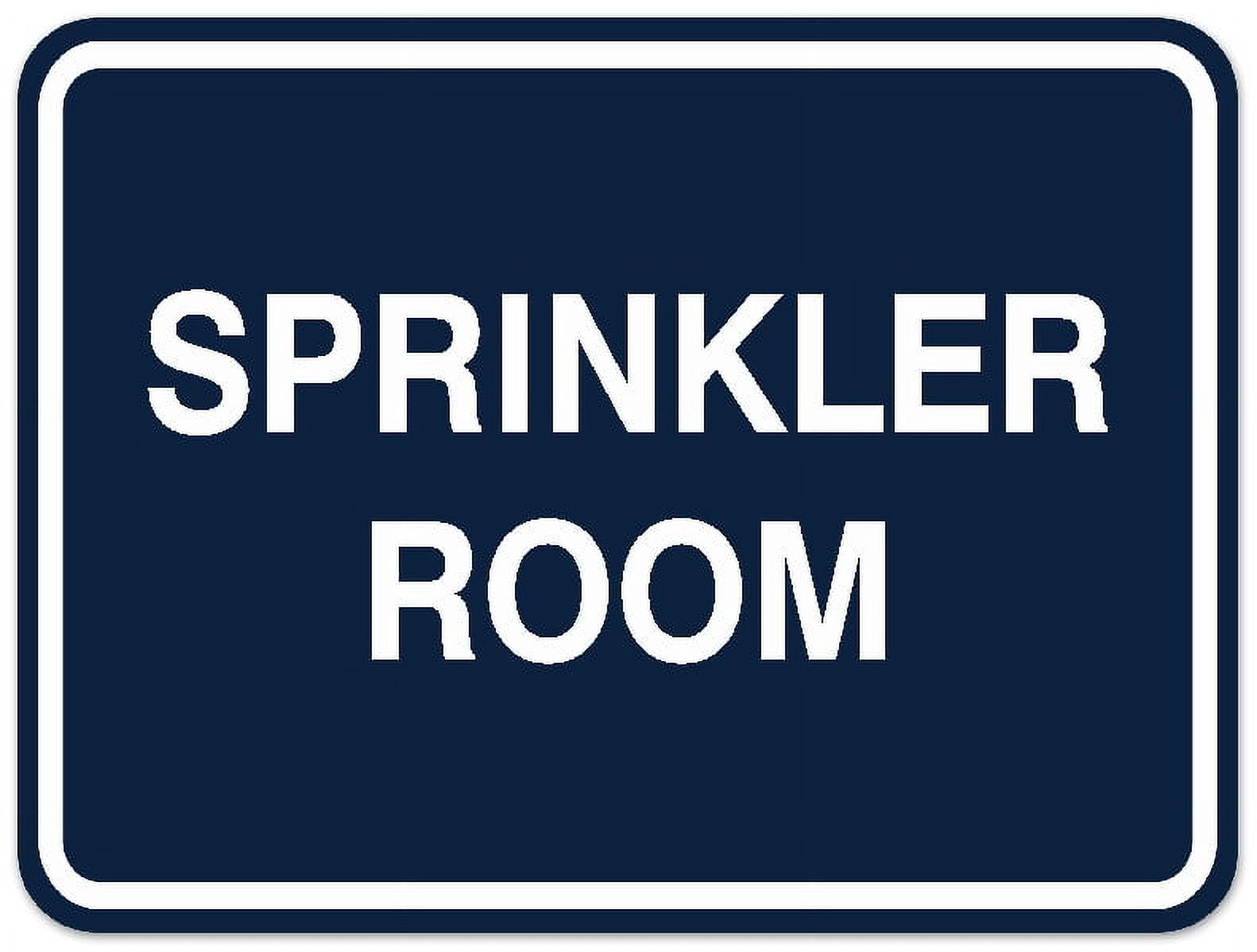 Signs ByLITA Classic Framed SPRINKLER ROOM Door or Wall Sign Durable ...