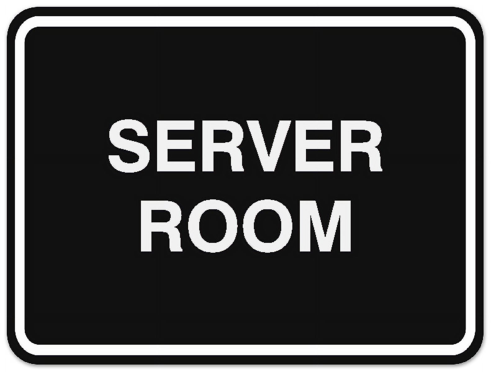 Signs ByLITA Classic Framed Server Room Sign | Durable Material ...
