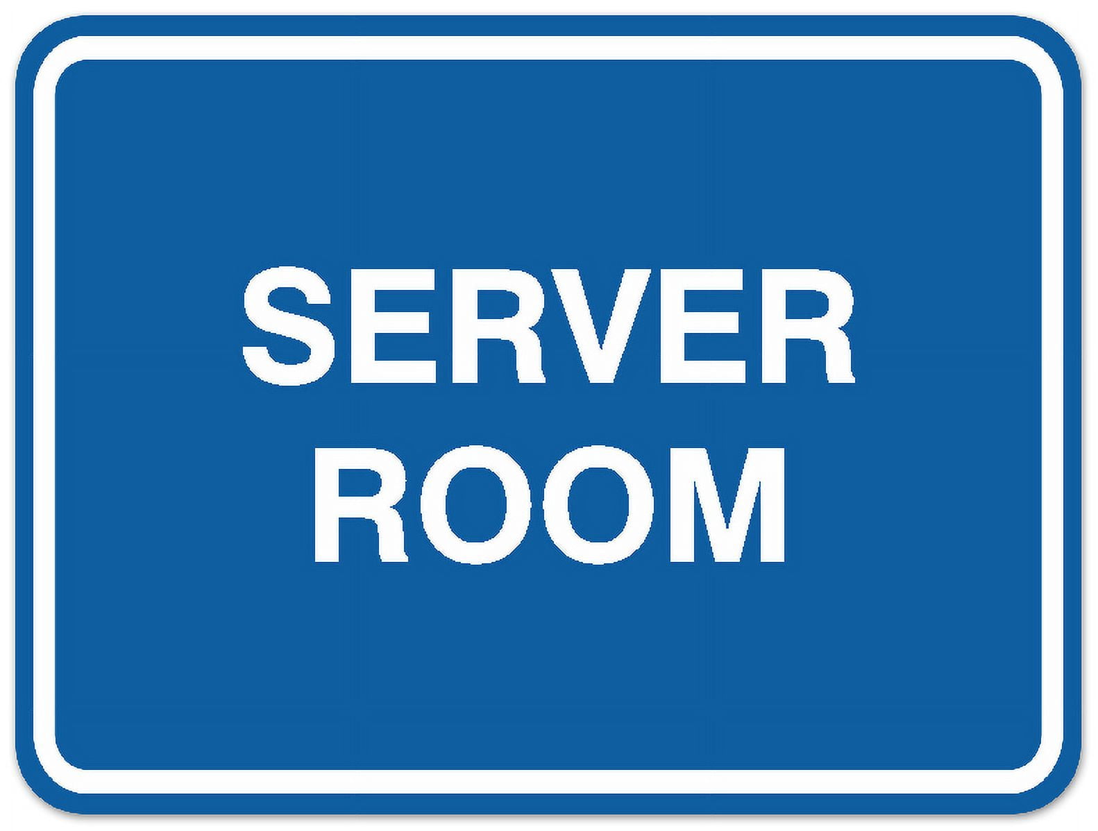 Signs ByLITA Classic Framed Server Room Sign | Durable Material ...