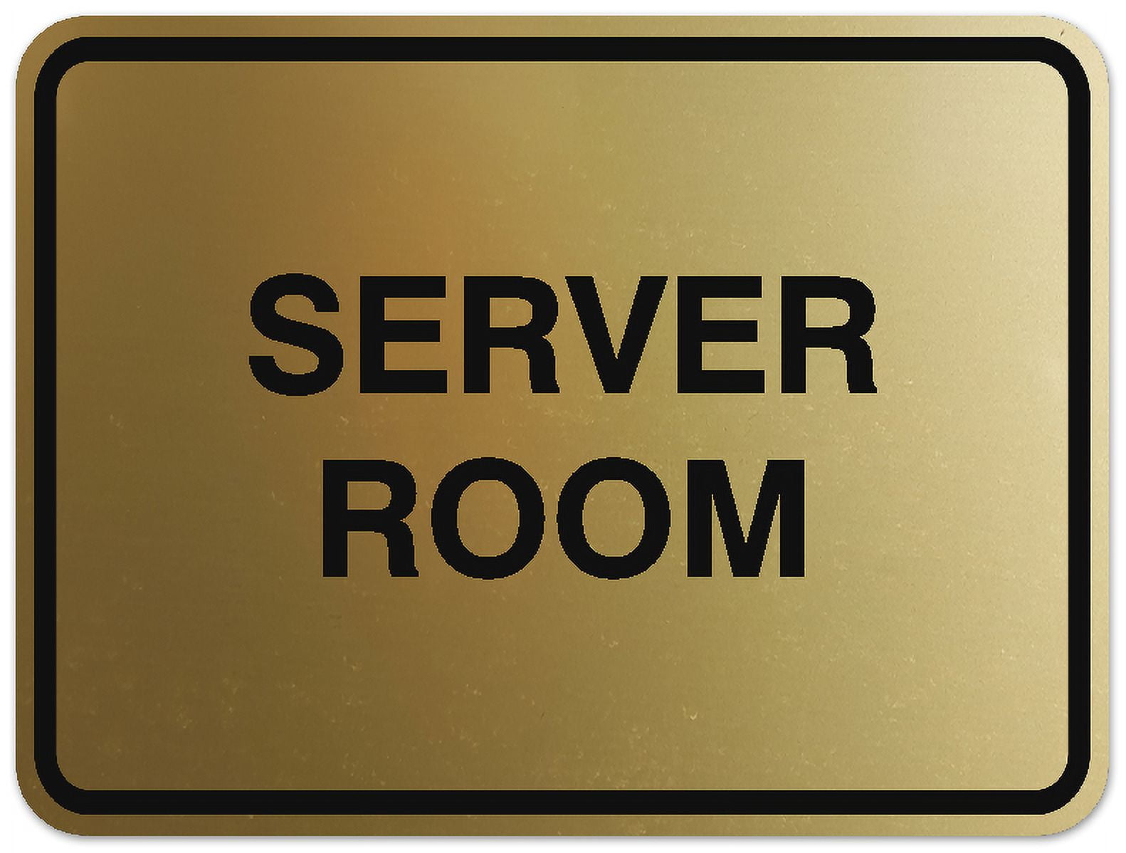 Signs ByLITA Classic Framed Server Room Sign | Durable Material ...