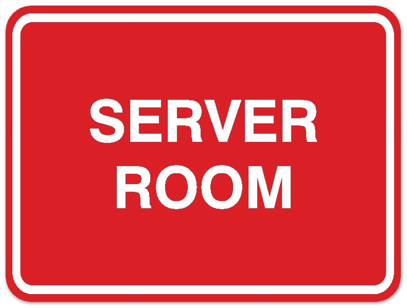 Signs ByLITA Classic Framed Server Room Sign | Durable Material ...