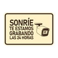 Signs ByLITA Classic Framed Sonríe, Te Estamos Grabando Las 24 horas ...