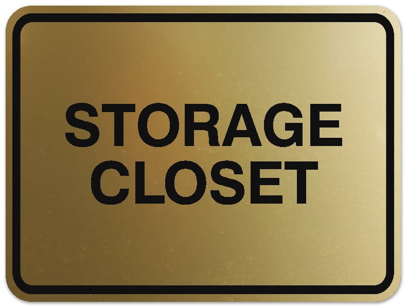 Signs ByLITA Classic Framed Storage Closet Sign | Durable Material ...