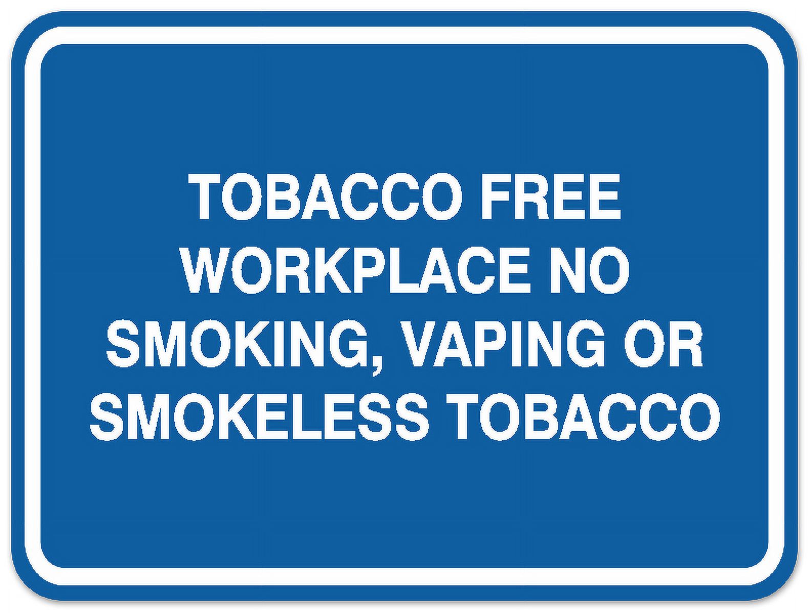 Signs ByLITA Classic Framed TOBACCO FREE WORKPLACE NO SMOKING, VAPING ...