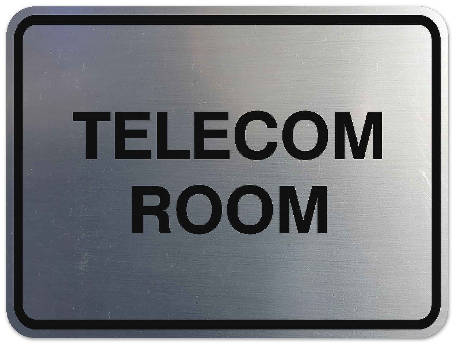 Signs ByLITA Classic Framed Telecom Room Sign | Durable Material ...