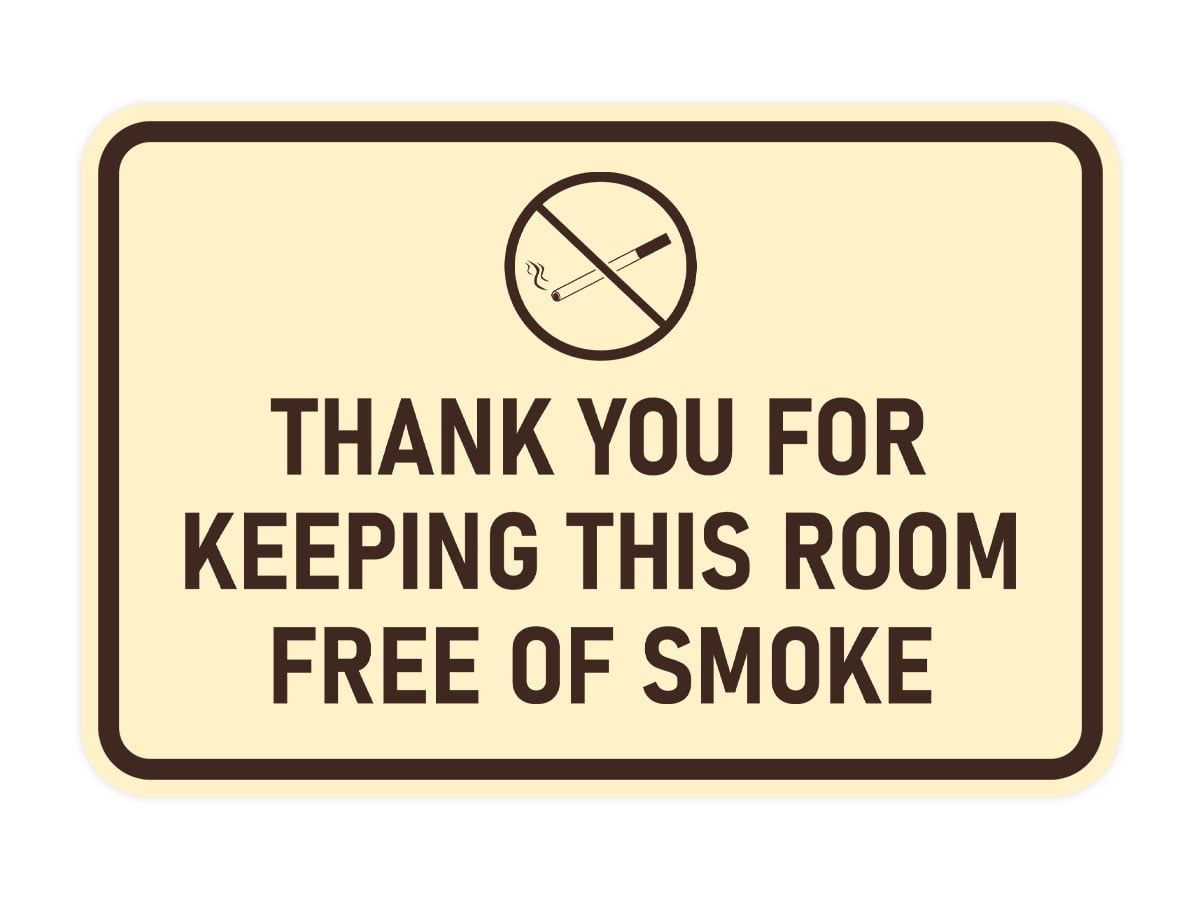 Signs ByLITA Classic Framed Thank You For Keeping This Room Free Of ...