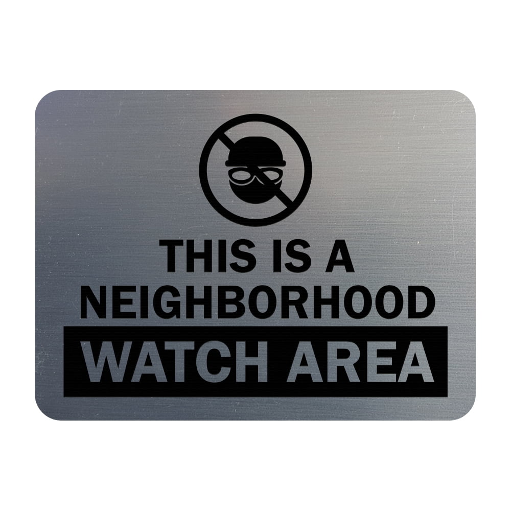 Signs ByLITA Classic Framed This Is a Neighborhood Watch Area Sign ...
