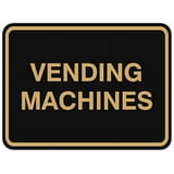 Signs ByLITA Classic Framed Vending Machines Sign | Durable Material ...
