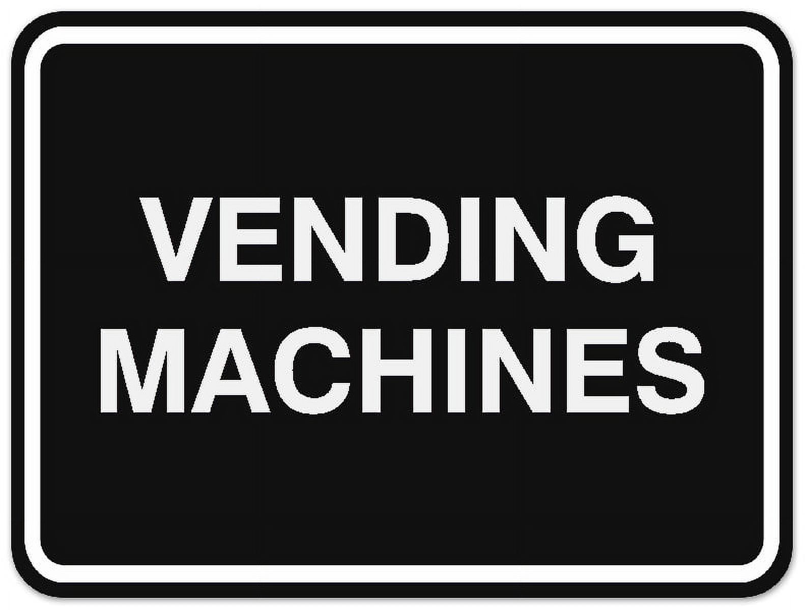 Signs ByLITA Classic Framed Vending Machines Sign | Durable Material ...