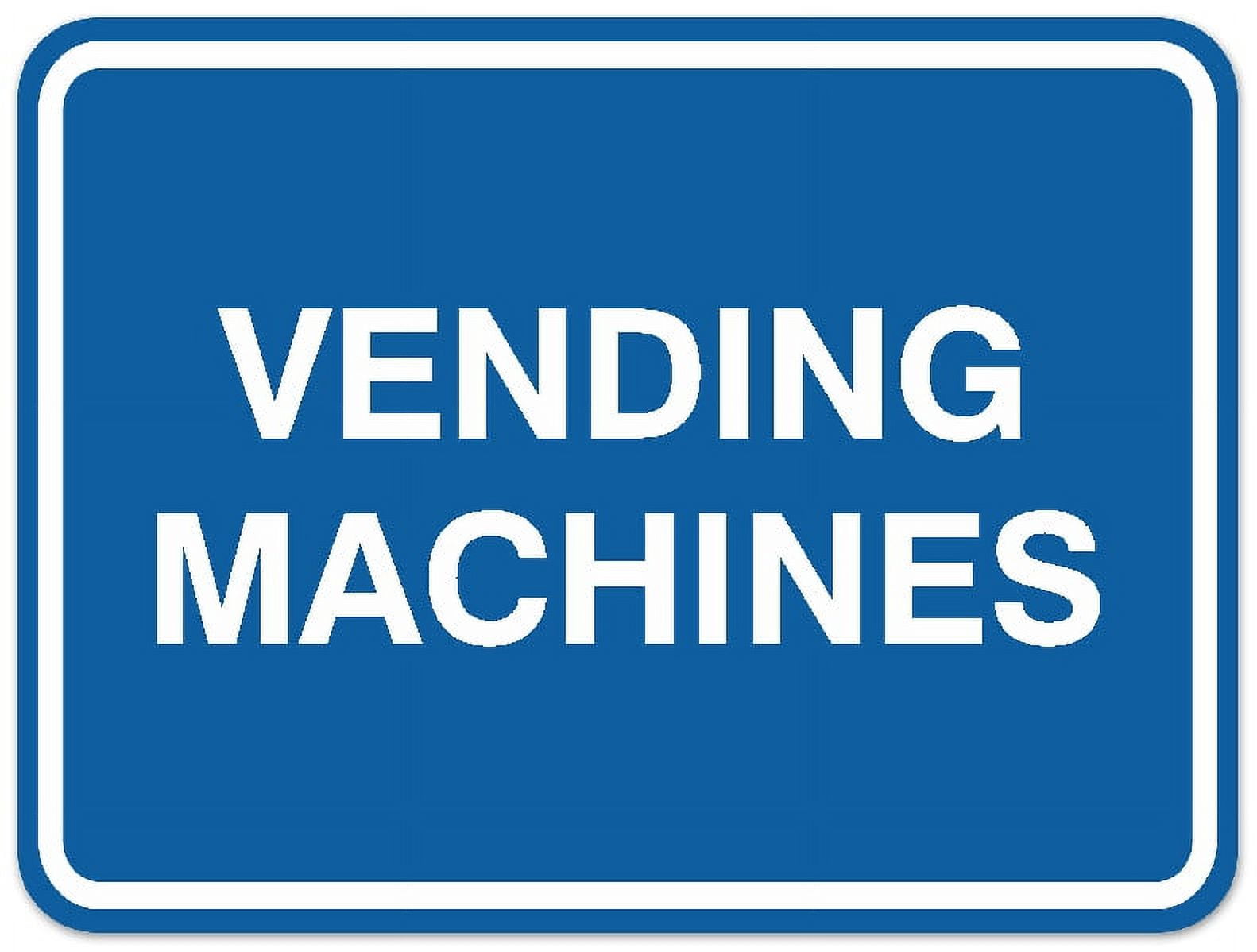 Signs ByLITA Classic Framed Vending Machines Sign | Durable Material ...