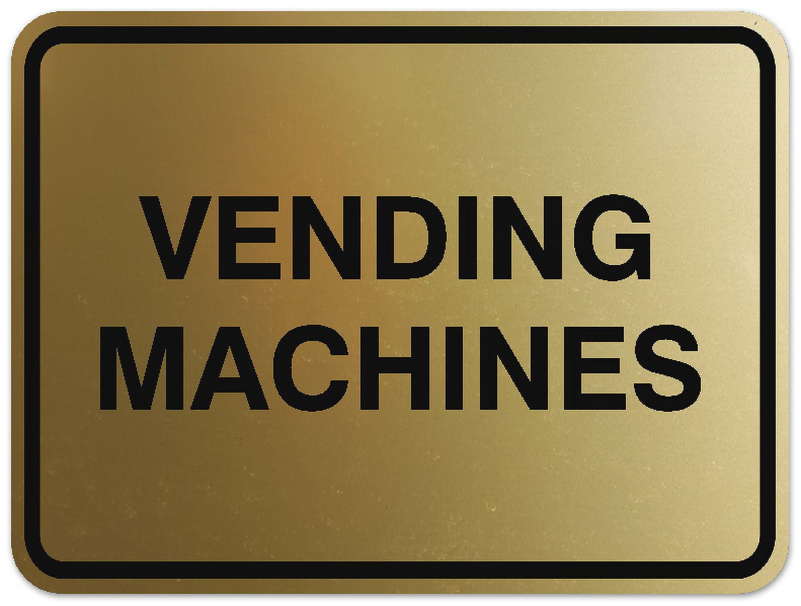 Signs ByLITA Classic Framed Vending Machines Sign | Durable Material ...