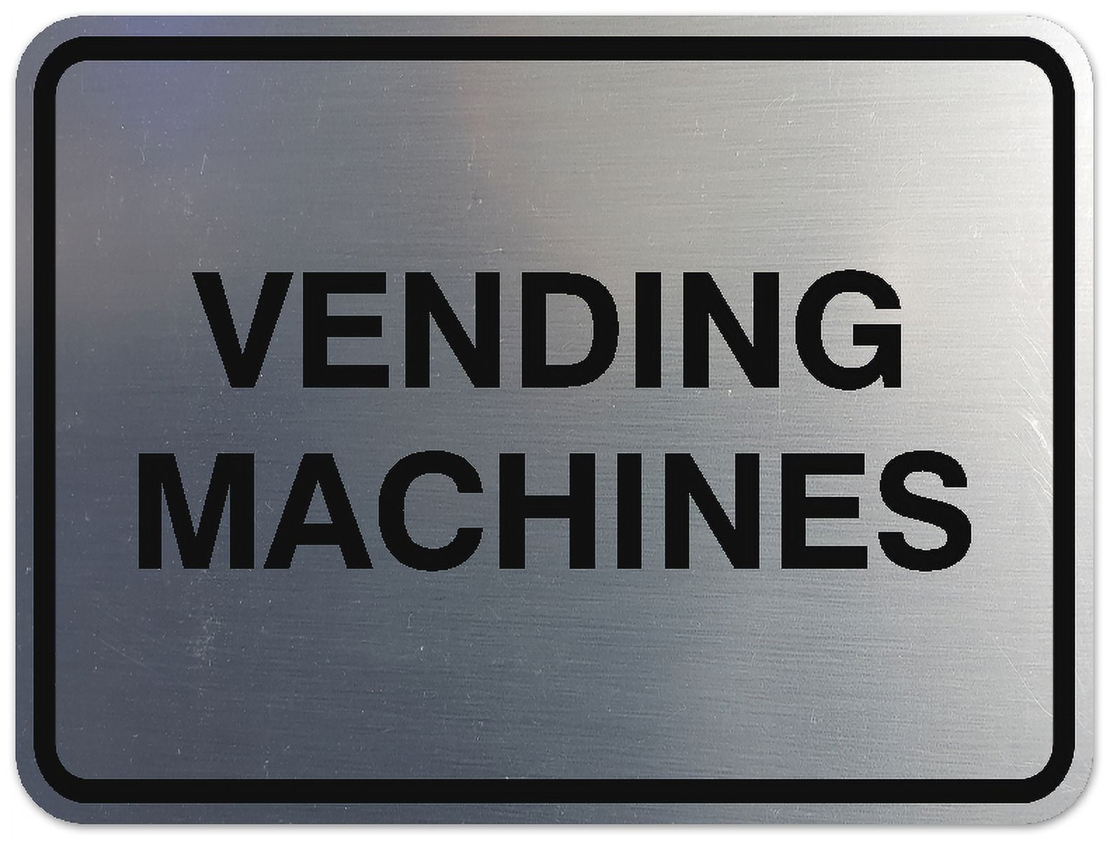 Signs ByLITA Classic Framed Vending Machines Sign | Durable Material ...