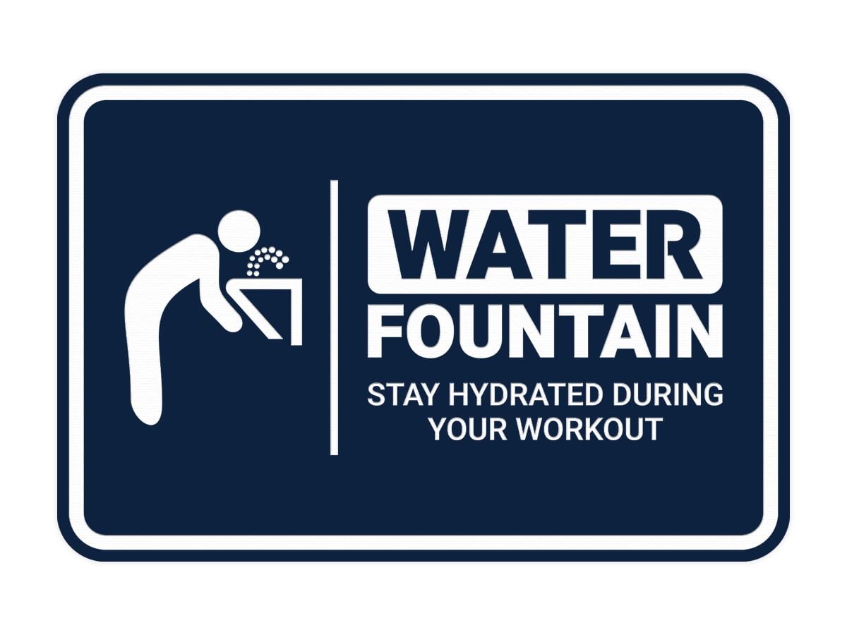 Signs ByLITA Classic Framed Water Fountain Stay Hydrated During Your ...