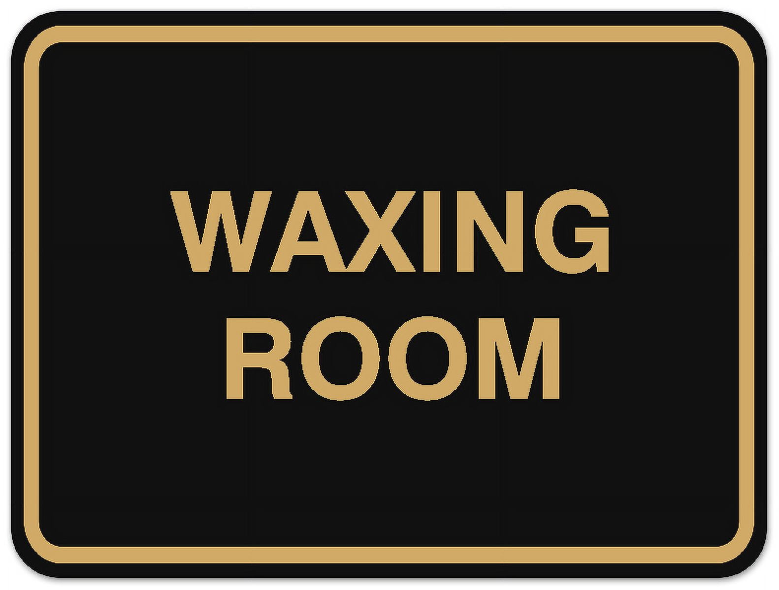 Signs ByLITA Classic Framed Waxing Room Sign - Easy Installation ...