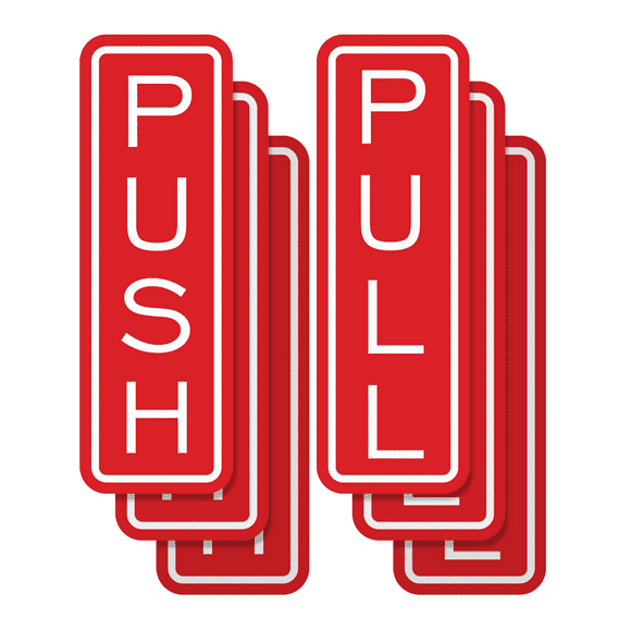 Push Pull Signs Doors