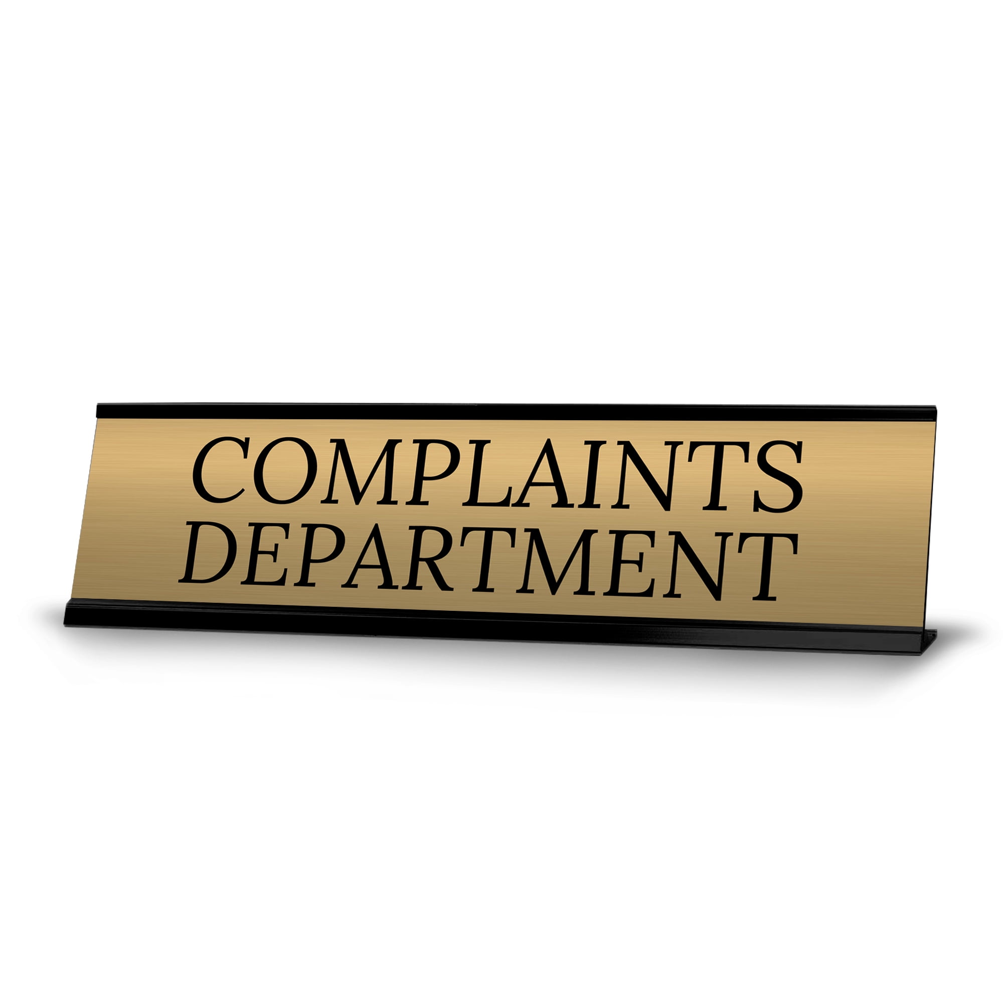 Signs ByLITA Complaints Department Office Decoration Gift Black Frame ...