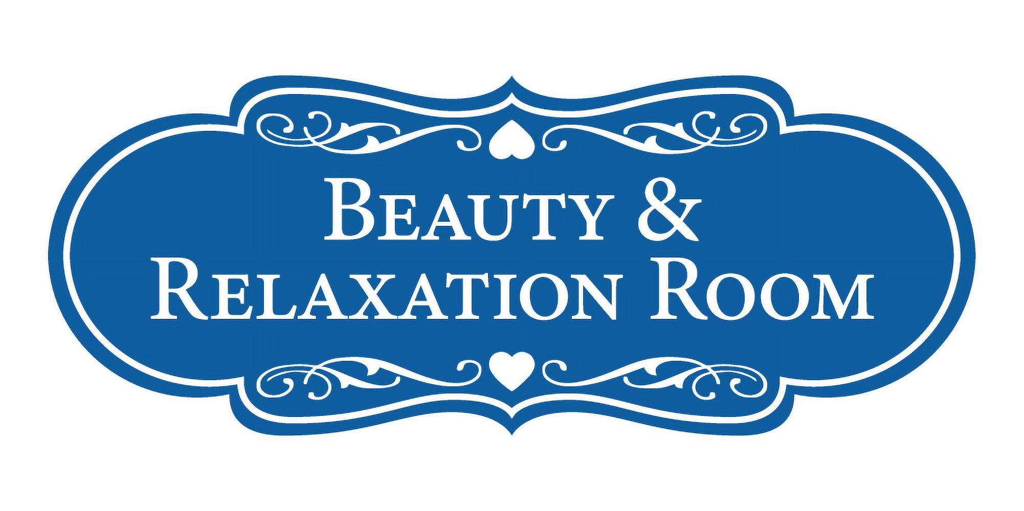 Signs ByLITA Designer Beauty & Relaxation Room Sign (Blue) - Large ...