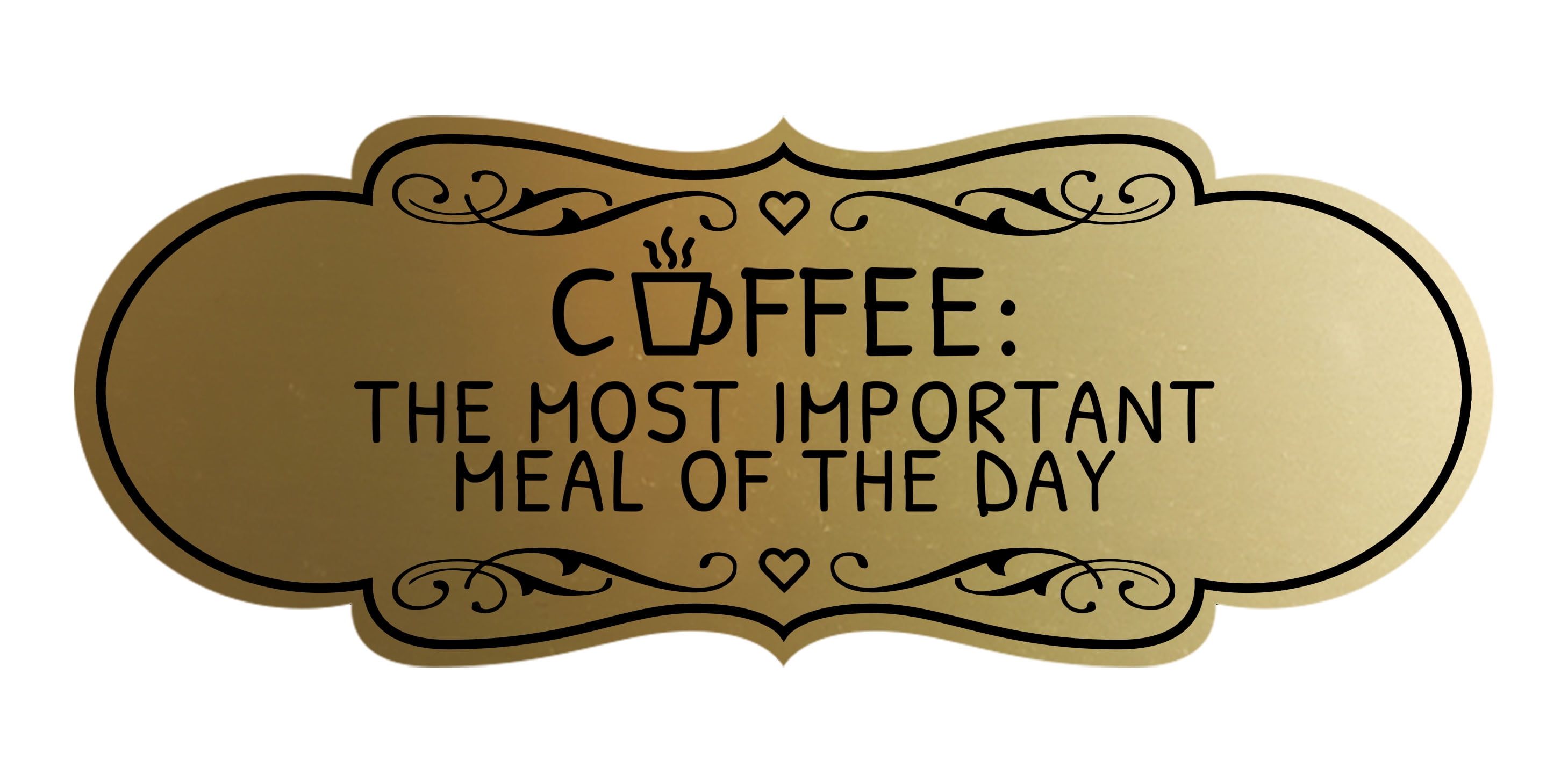 Signs ByLITA Designer Coffee: The Most Important Meal of the Day ...