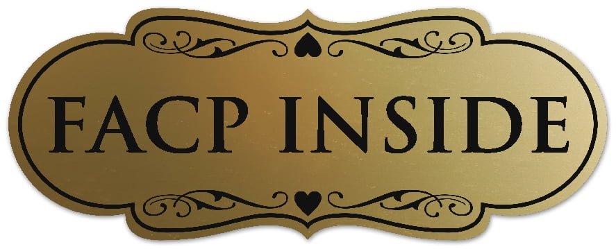 Signs ByLITA Designer Facp Inside Sign - Easy Installation | Durable ...