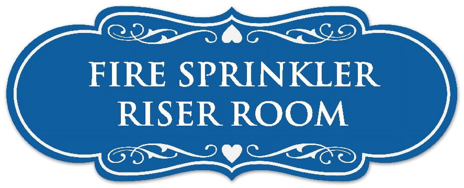 Signs ByLITA Designer Fire Sprinkler Riser Room Sign - Easy ...