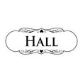 Signs ByLITA Designer Hall Sign (White) - Small - Walmart.com