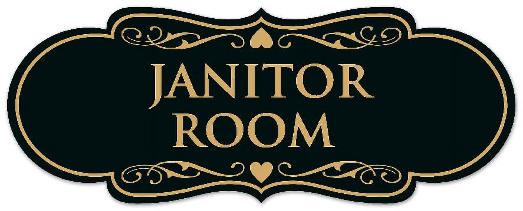 Signs ByLITA Designer Janitor Room Sign - Easy Installation | Durable ...