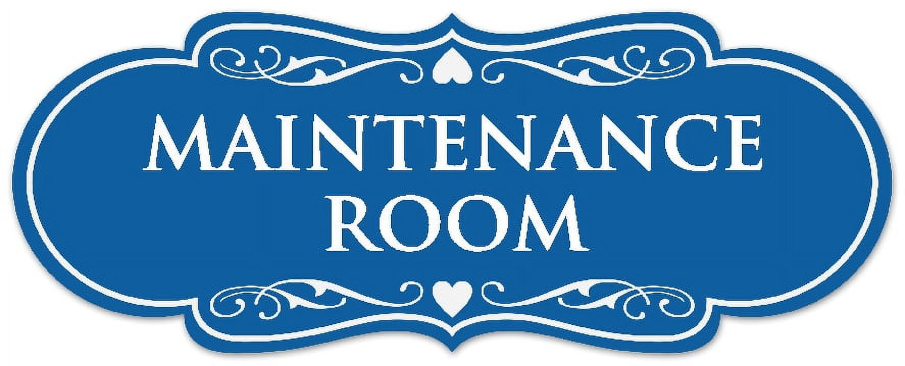 Signs ByLITA Designer Maintenance Room Sign - Easy Installation ...