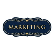 Signs ByLITA Designer Meeting Room Sign (Black / Silver) - Large ...