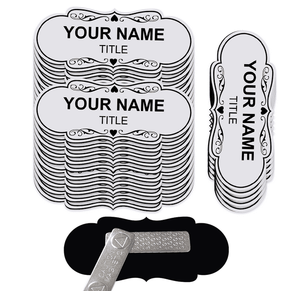 Magnetic Backing Name Tags