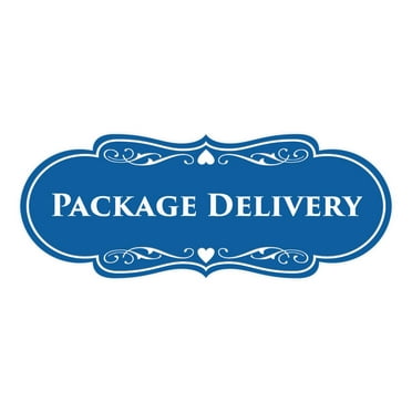 Package Delivery Sign, Please Place Packages in The Box On Porch ...