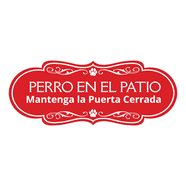 Signs ByLITA Circle Por favor Mantenga La Puerta Cerrada Sign (Brushed ...