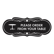Signs ByLITA Designer Meeting Room Sign (Black / Silver) - Large ...