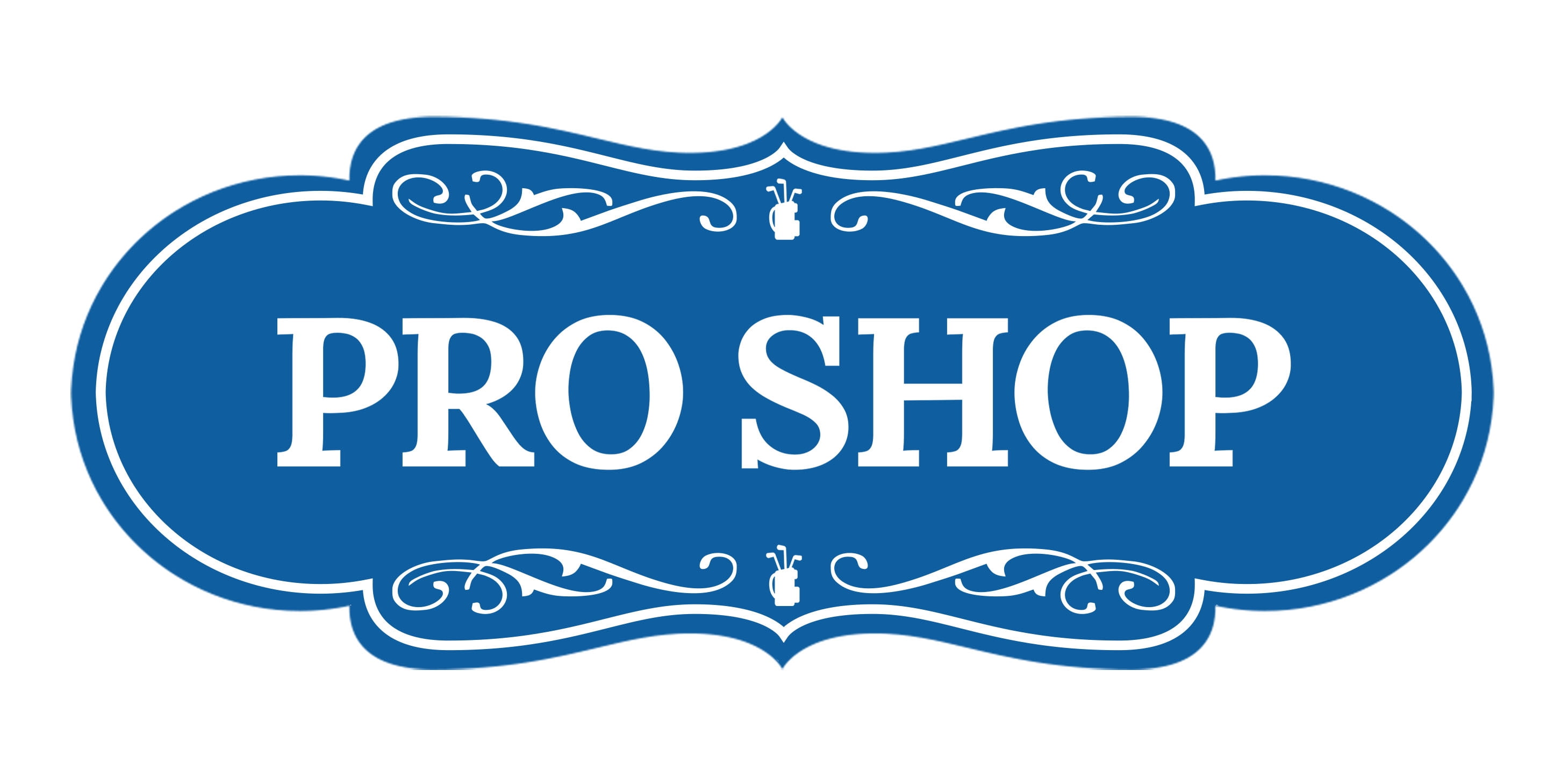 Signs ByLITA Designer Pro Shop Sign (Blue) - Medium - Walmart Business ...
