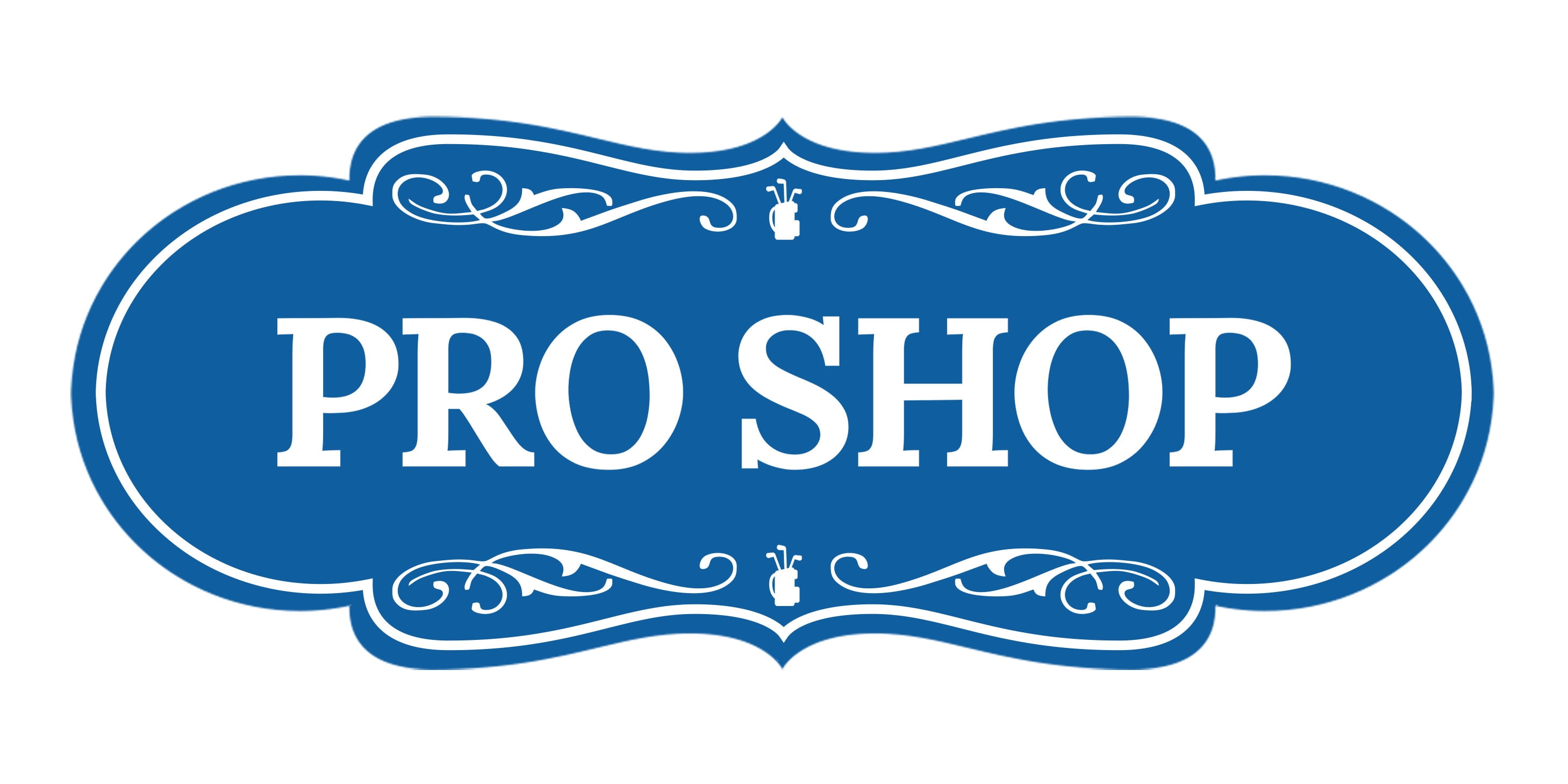 Signs ByLITA Designer Pro Shop Sign (Blue) - Small - Walmart.com