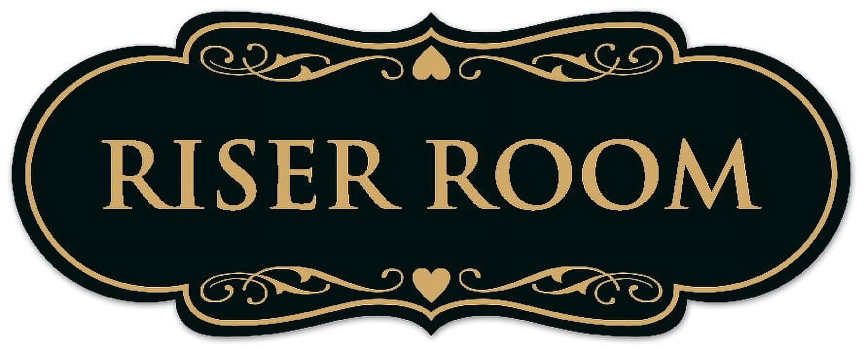 Signs ByLITA Designer Riser Room Sign - Easy Installation | Durable ...